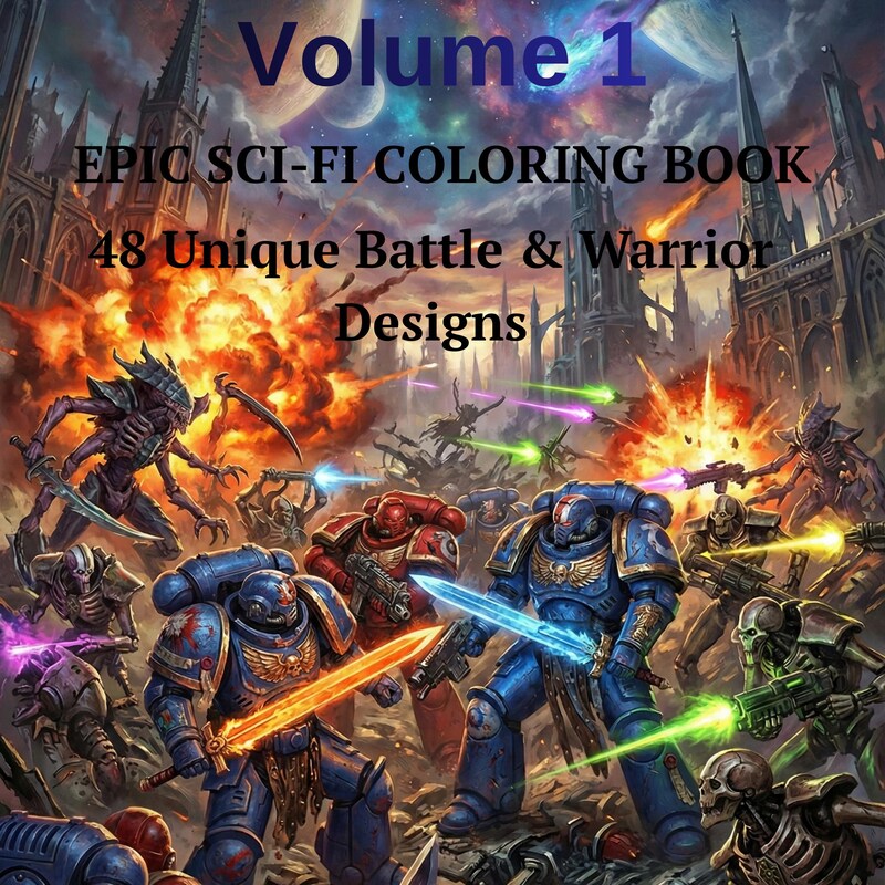 Space Marine Battle Art - Etsy