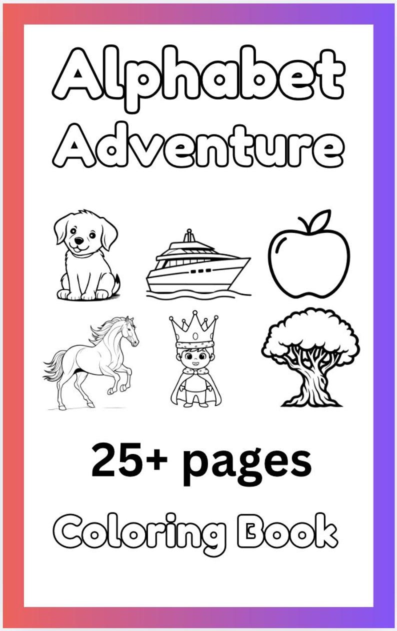 Alphabet Coloring Book for Kids | ABC Coloring Pages | Learn Letters A ...