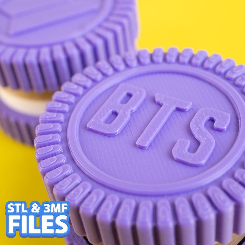 BTS X OREO Fidget Clicker STL Download (fan Art) - Etsy