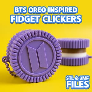 BTS X OREO Fidget Clicker STL Download (fan Art) - Etsy
