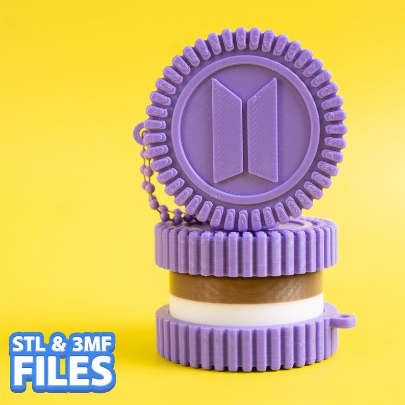 BTS X OREO Fidget Clicker STL Download (fan Art) - Etsy