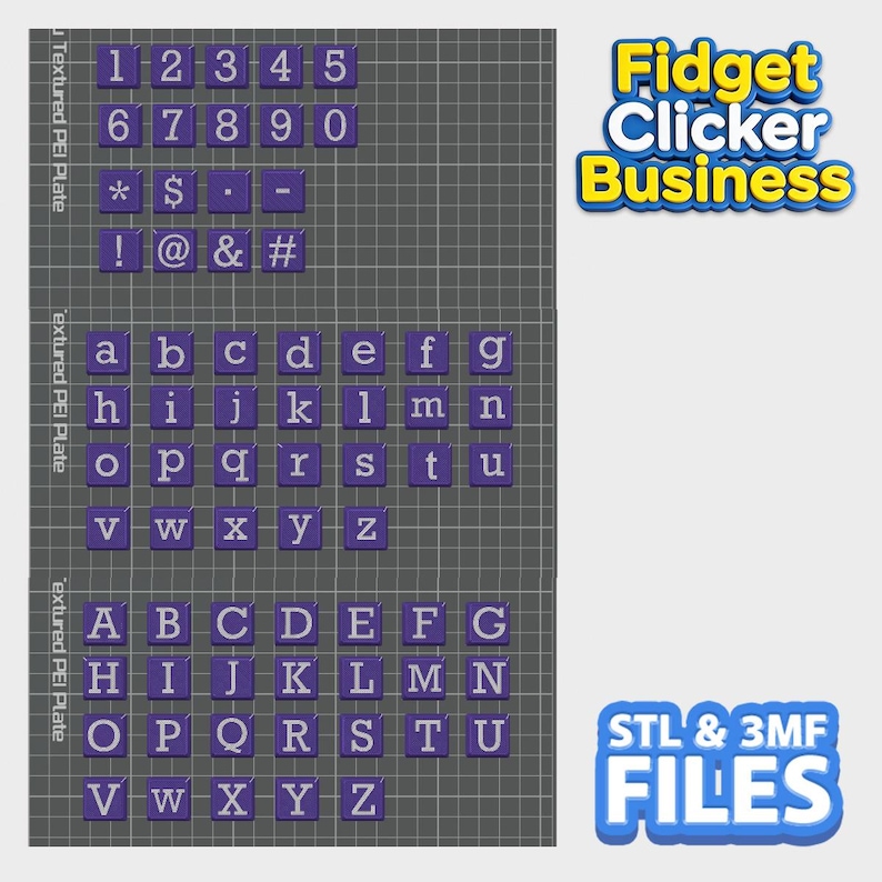 Complete Fidget Clicker Collection - Digital Download STL 3MF ...