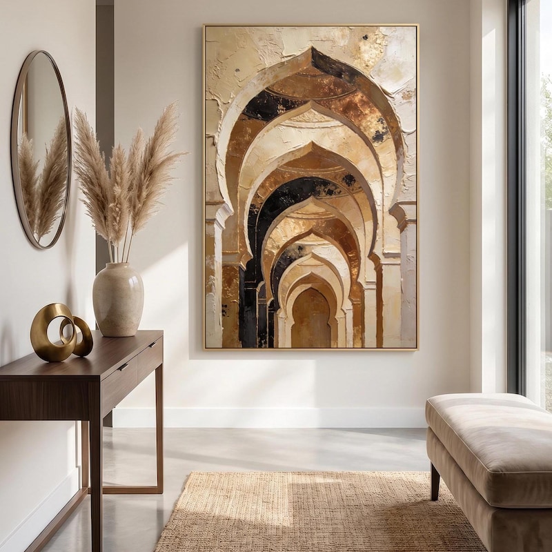 Large Moroccan Artwork - Etsy