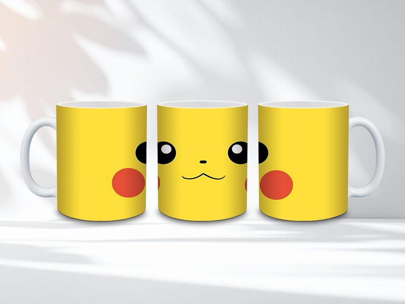 Pokémon Mug Wrap Sublimation Template Design Pack Top Mugs Sbulimation ...
