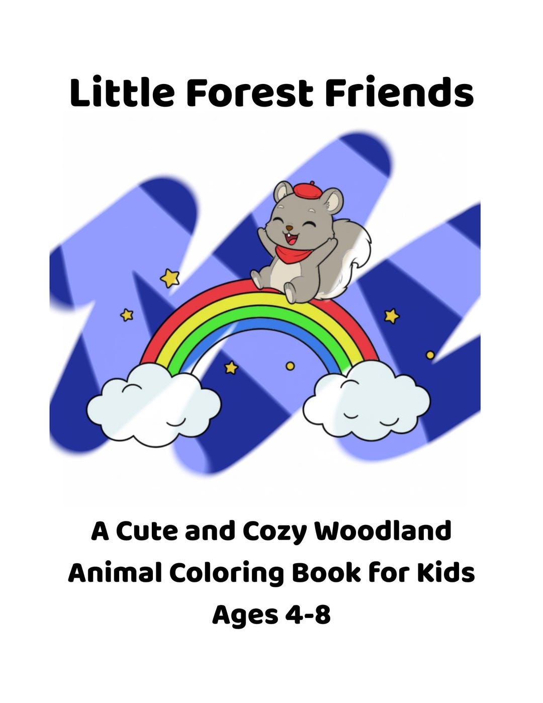 Little Forest Friends Coloring Pages – Woodland Animals PDF for Kids ...