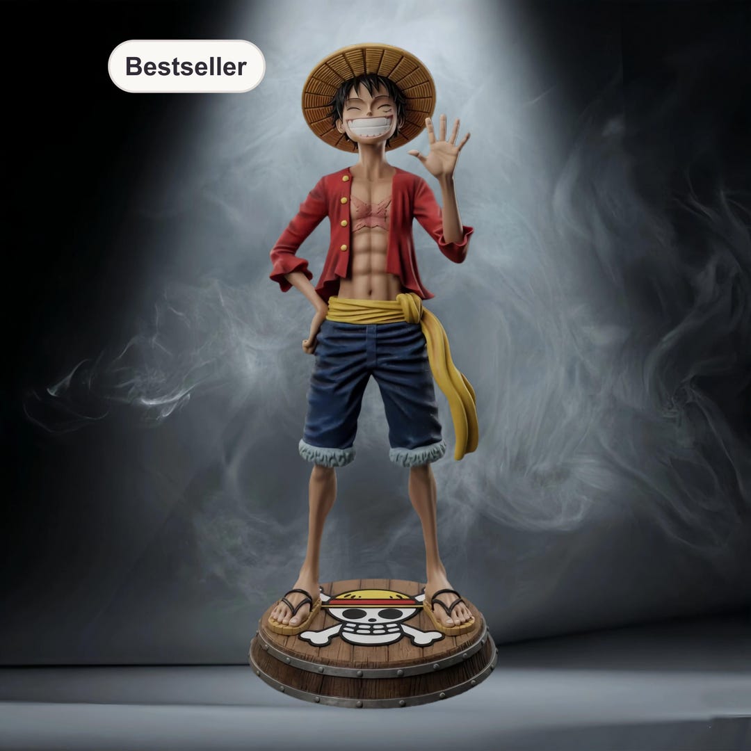 Monkey D. Luffy Battlegrin STL File Hero Statue Instant Download - Etsy ...