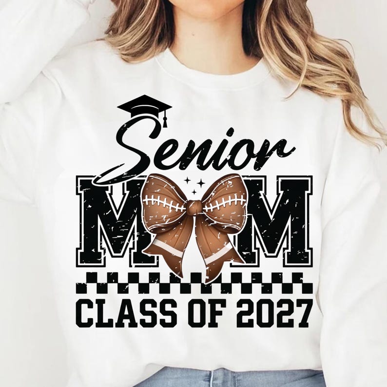 Senior Mom Class of 2027 PNG Bundle, Graduation Baseball Mom ...