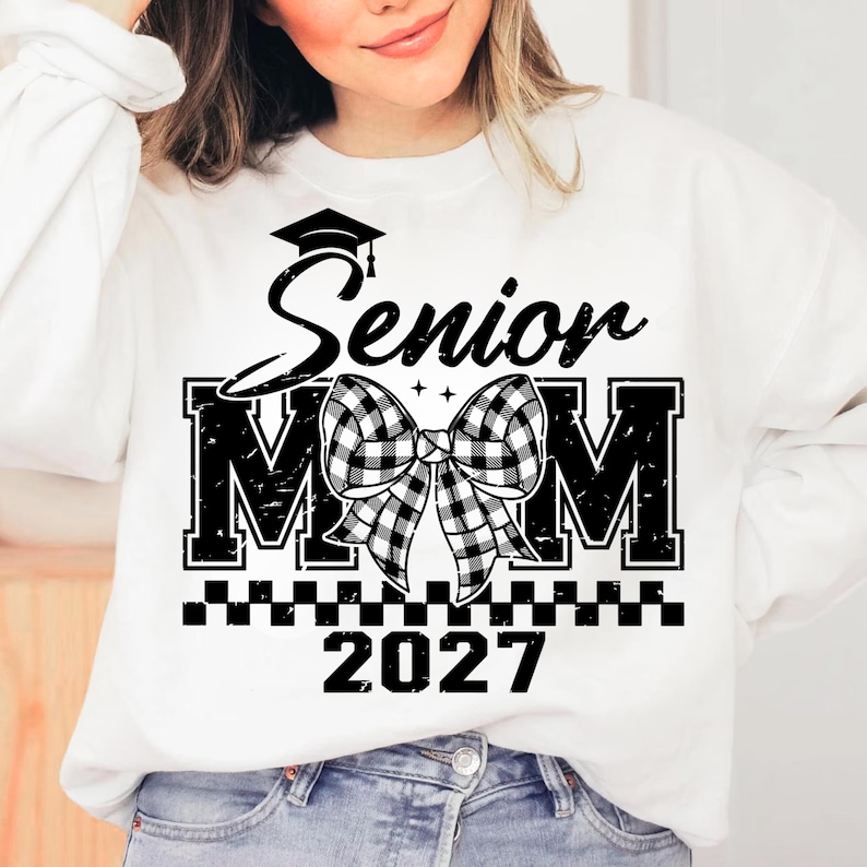 Senior Mom Class of 2027 PNG Bundle, Graduation Baseball Mom ...