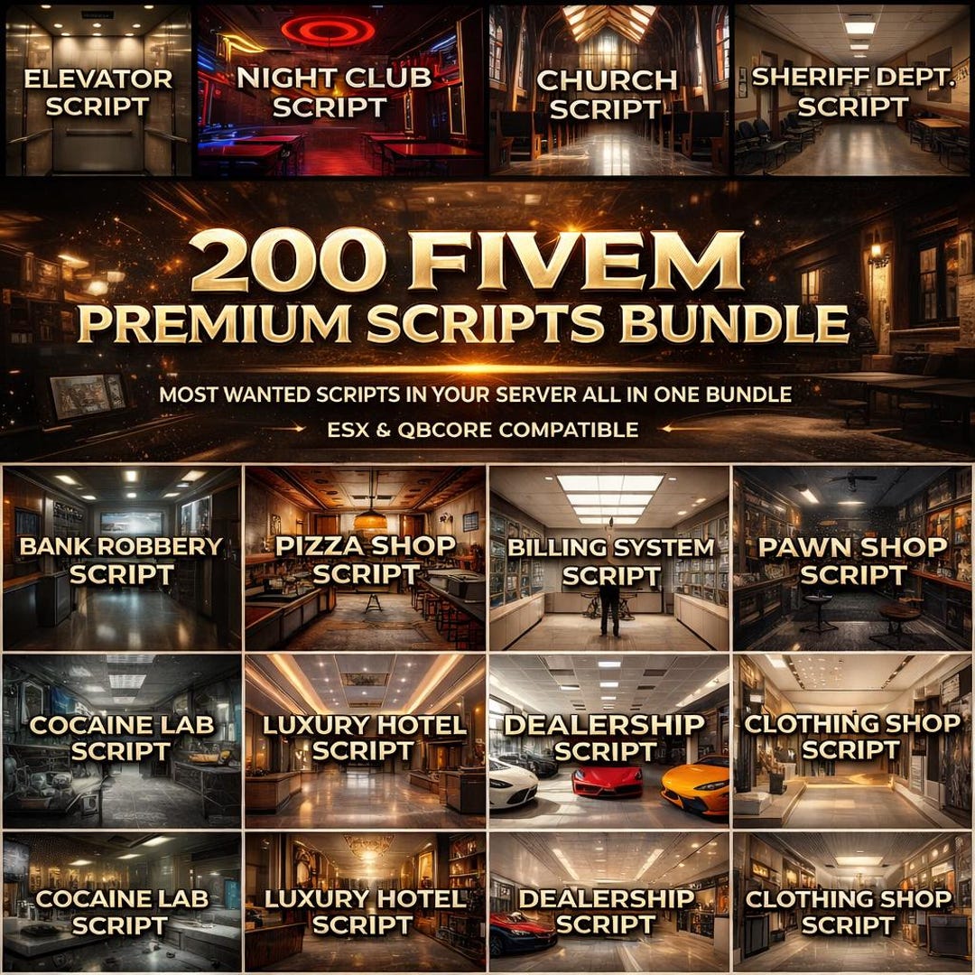 FiveM | Pacote Completo de Scripts | Mais de 220 scripts para FiveM ...