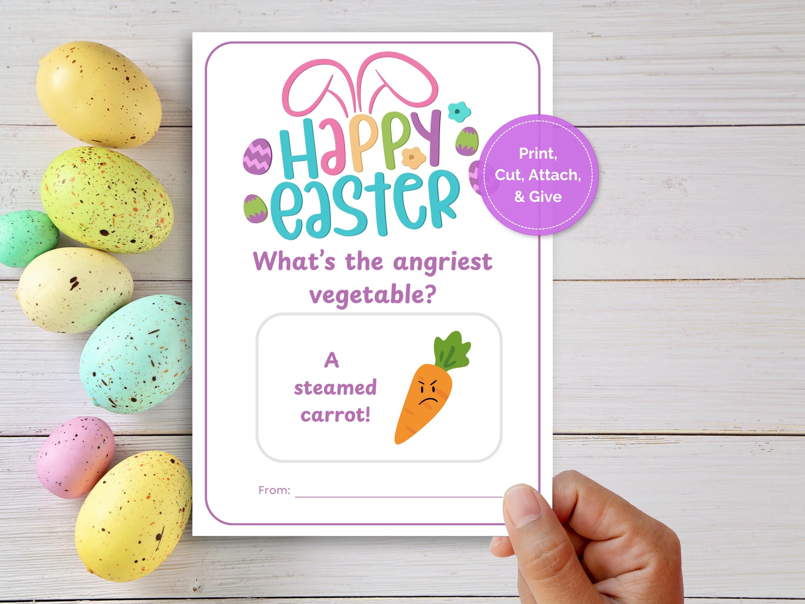 Easter Gift Card Holder Printable, 4 Fun Designs, for Kids & Teens (5x7 ...