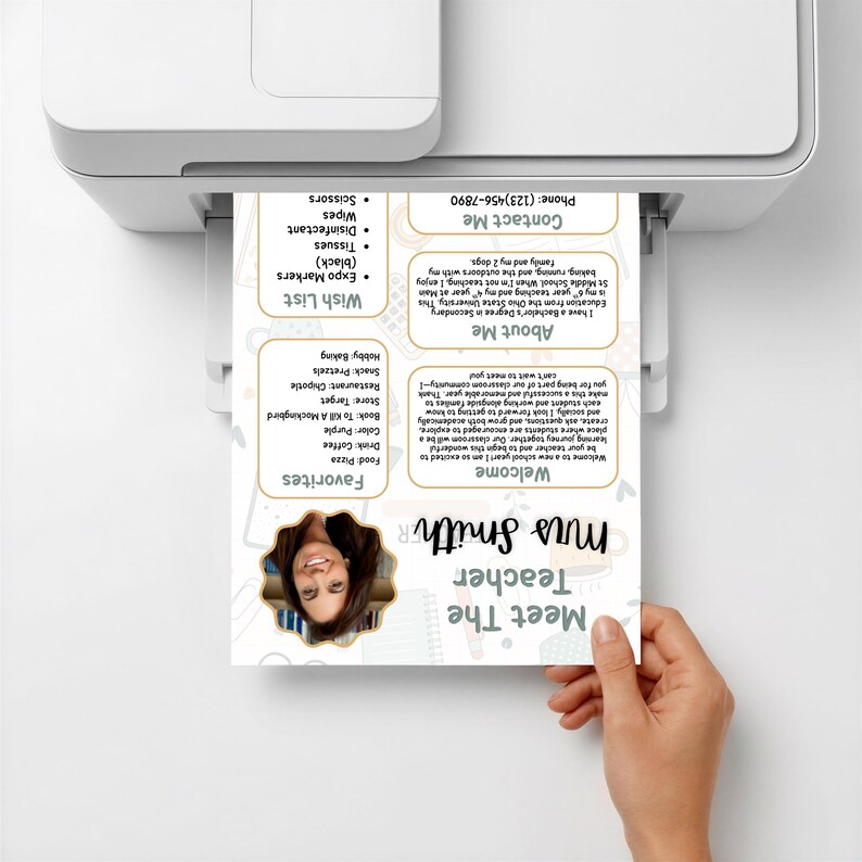 Meet the Teacher Flyer Template | Back to School Letter & Newsletter ...