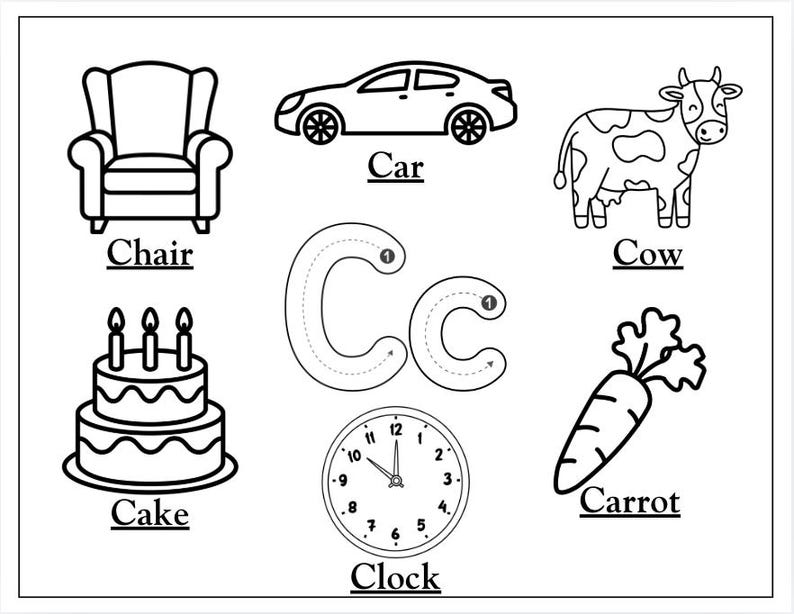 ABC Coloring Pages Printable | 26 Alphabet Worksheets for Kids ...