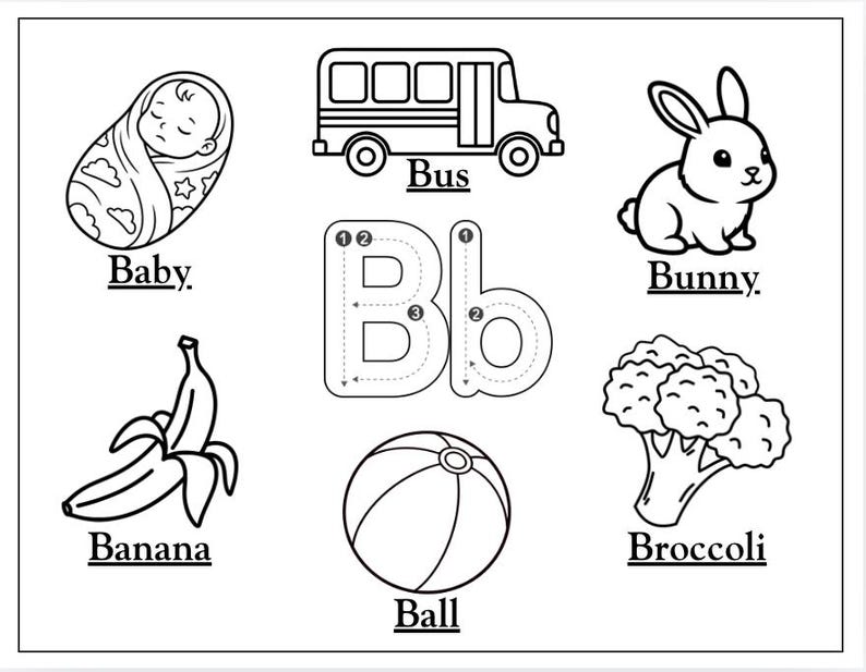 ABC Coloring Pages Printable | 26 Alphabet Worksheets for Kids ...