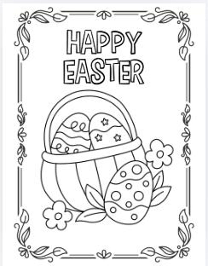 Easter Coloring Pages Printable for Kids | Toddler & Preschool Activity ...