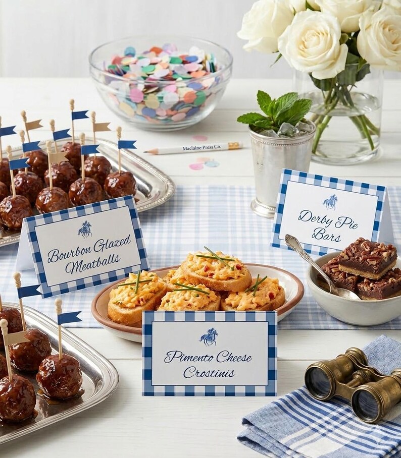 Kentucky Derby Party Bundle | Editable Horse Racing Invitation, Drink ...