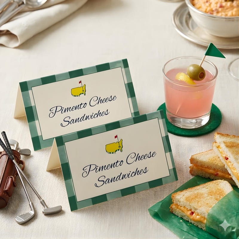 Buffet Menu Tags - Etsy