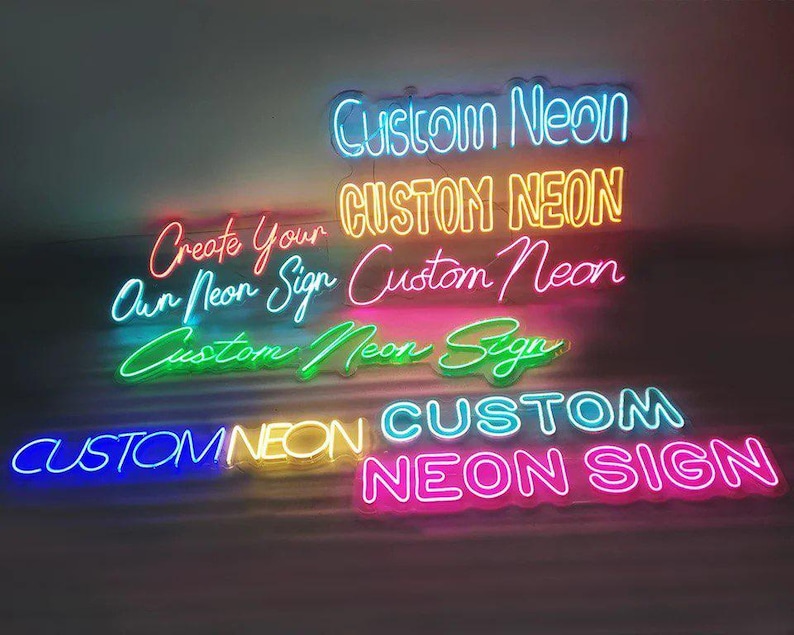 Custom LED Neon Name Sign, Personalized Wall Decor, Kids Room Light - Etsy