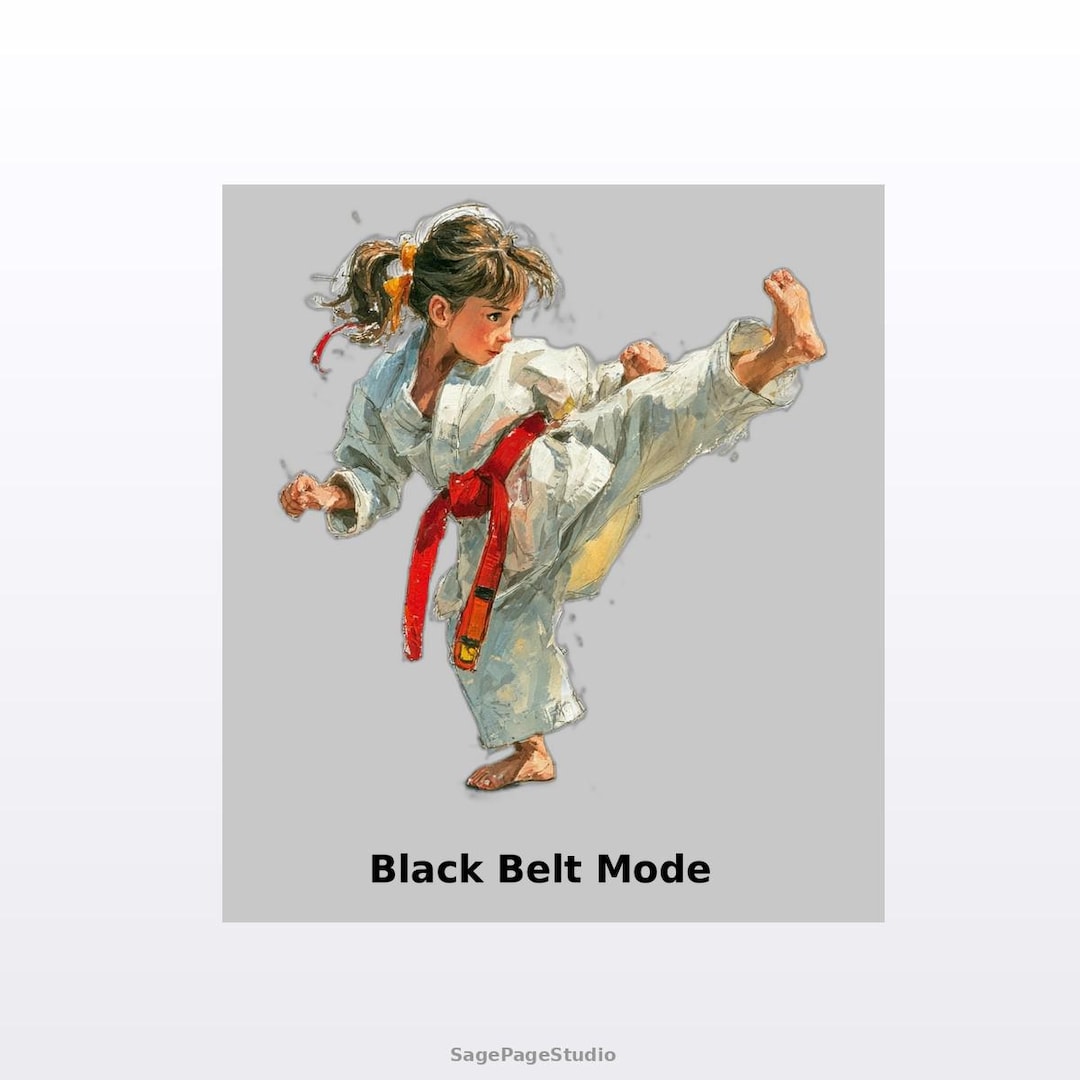 Black Belt Karate SVG Bundle, Martial Arts Champion Clipart, Karate Kid ...