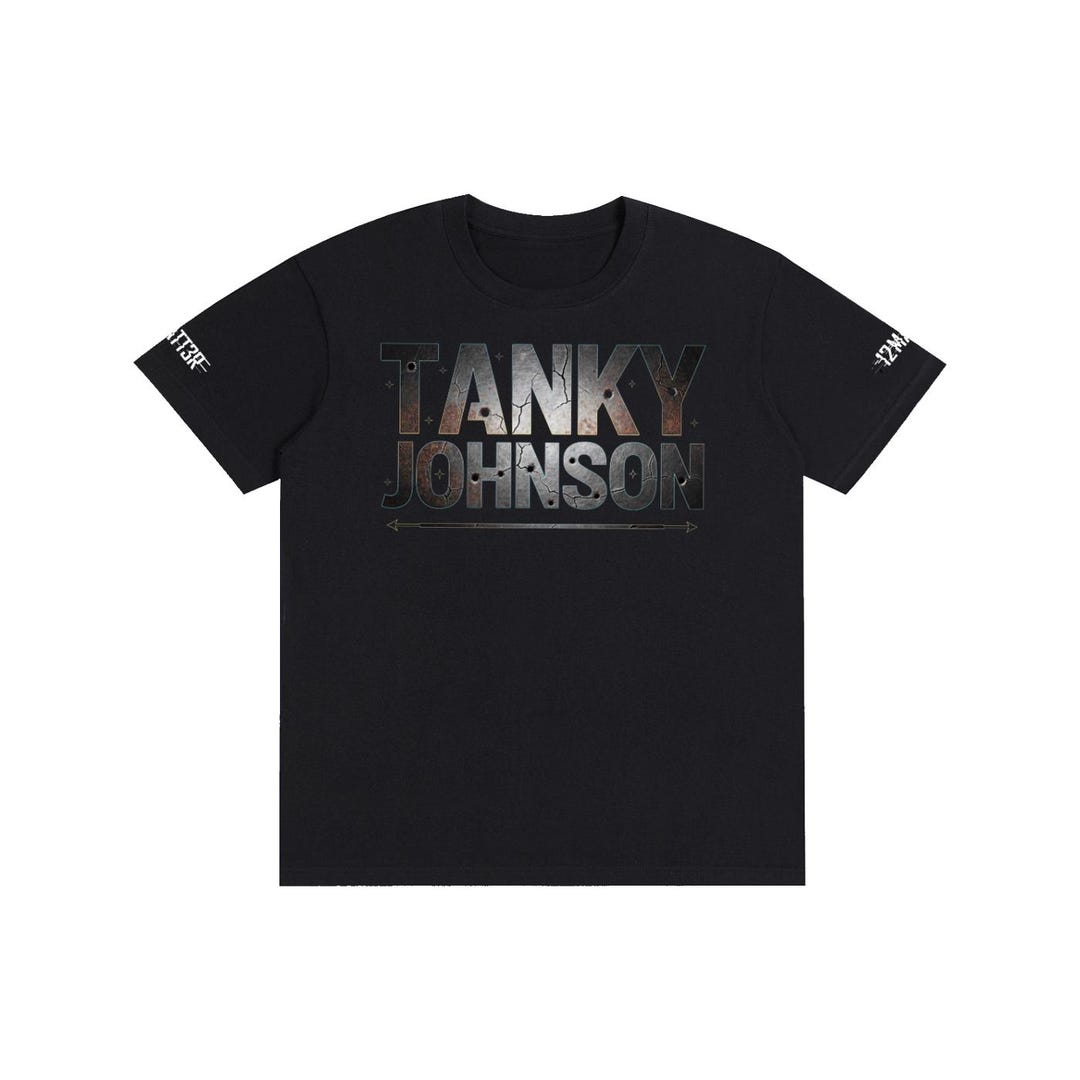 Tanky Johnson Graphic Tee | Bold Logo Streetwear Shirt | Urban Style ...