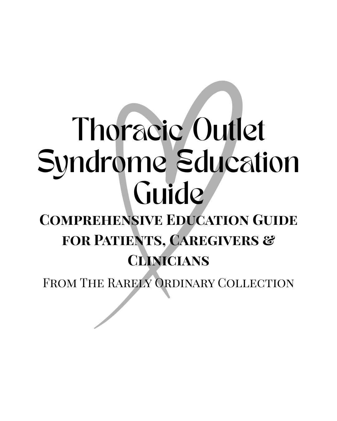 Thoracic Outlet Syndrome Education Guide | Neurogenic & Vascular TOS ...