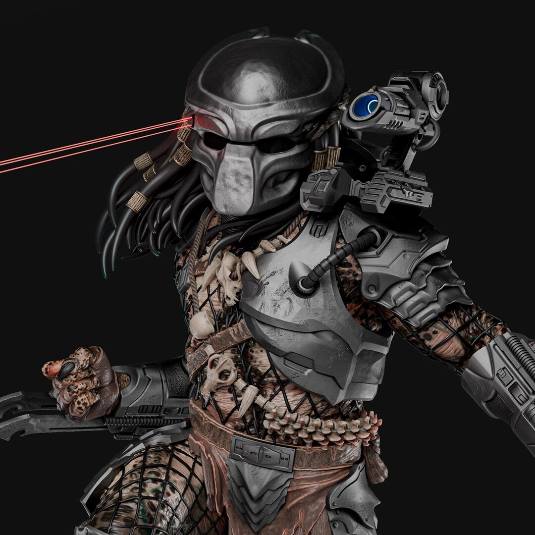 Predator Movie Franchise | Legendary Yautja Hunter STL Statue ...