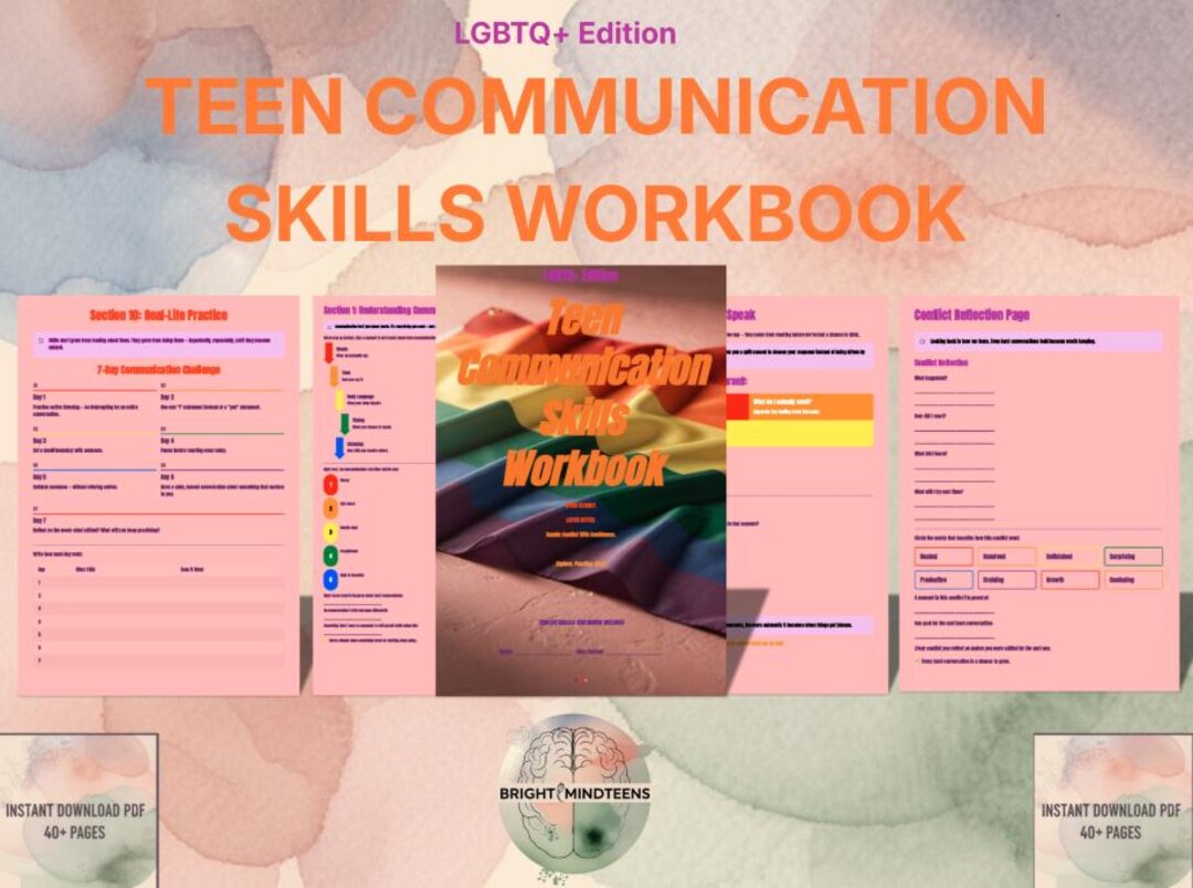 Teen Communication Skills Workbook (LGBTQ+ Edition) – Conflict ...