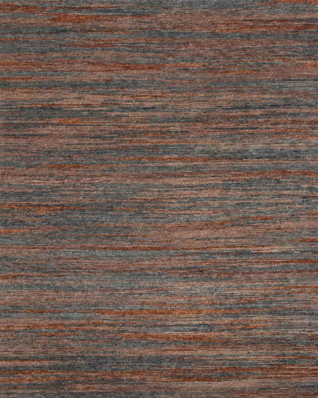 Washable Modern Area Rug, Abstract Kilim Carpet, Rust Blue Neutral Rug ...