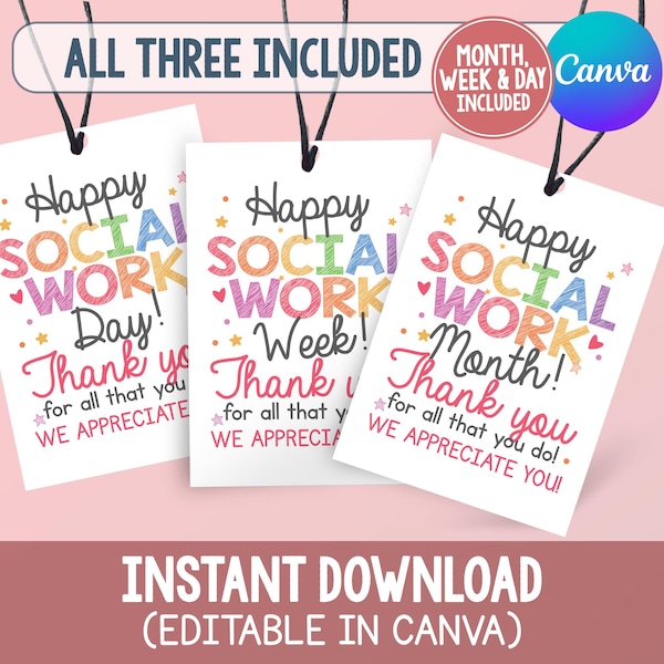 Social Work Month Ideas - Etsy