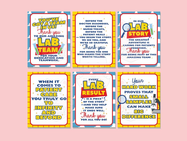 Lab Week 2026 Poster Signs Printable, Lab Story Theme Lab Week Décor - Etsy