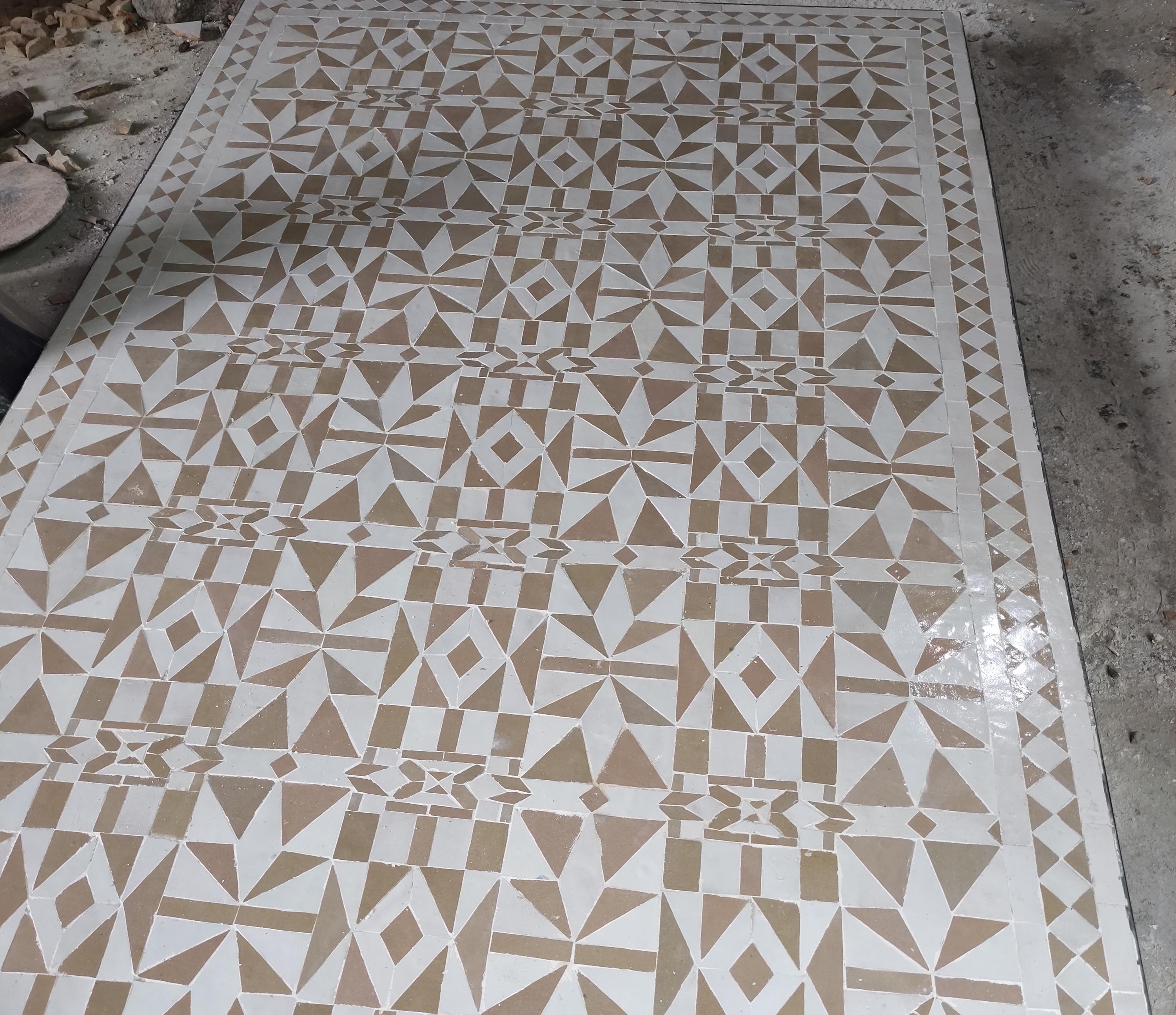 Handmade Mosaic Rectangular Table – Artisan Dining Top , Coffee Table ...