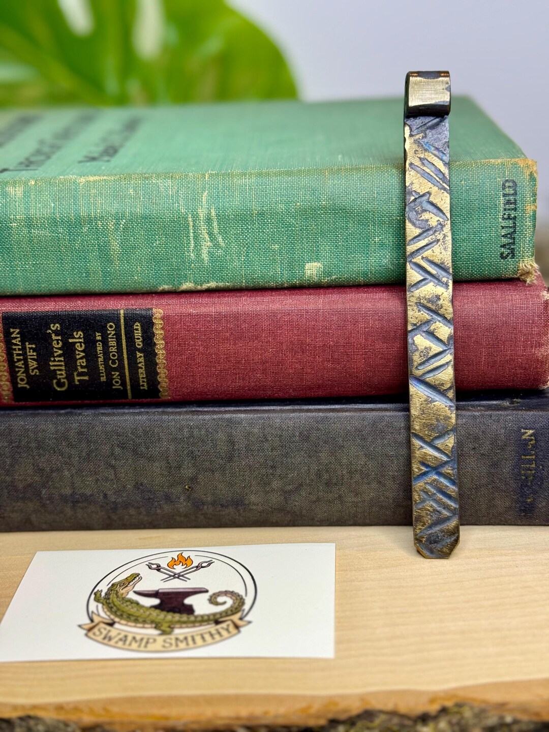 Hand Forged Bookmark | Rustic Curled Page Holder - Etsy
