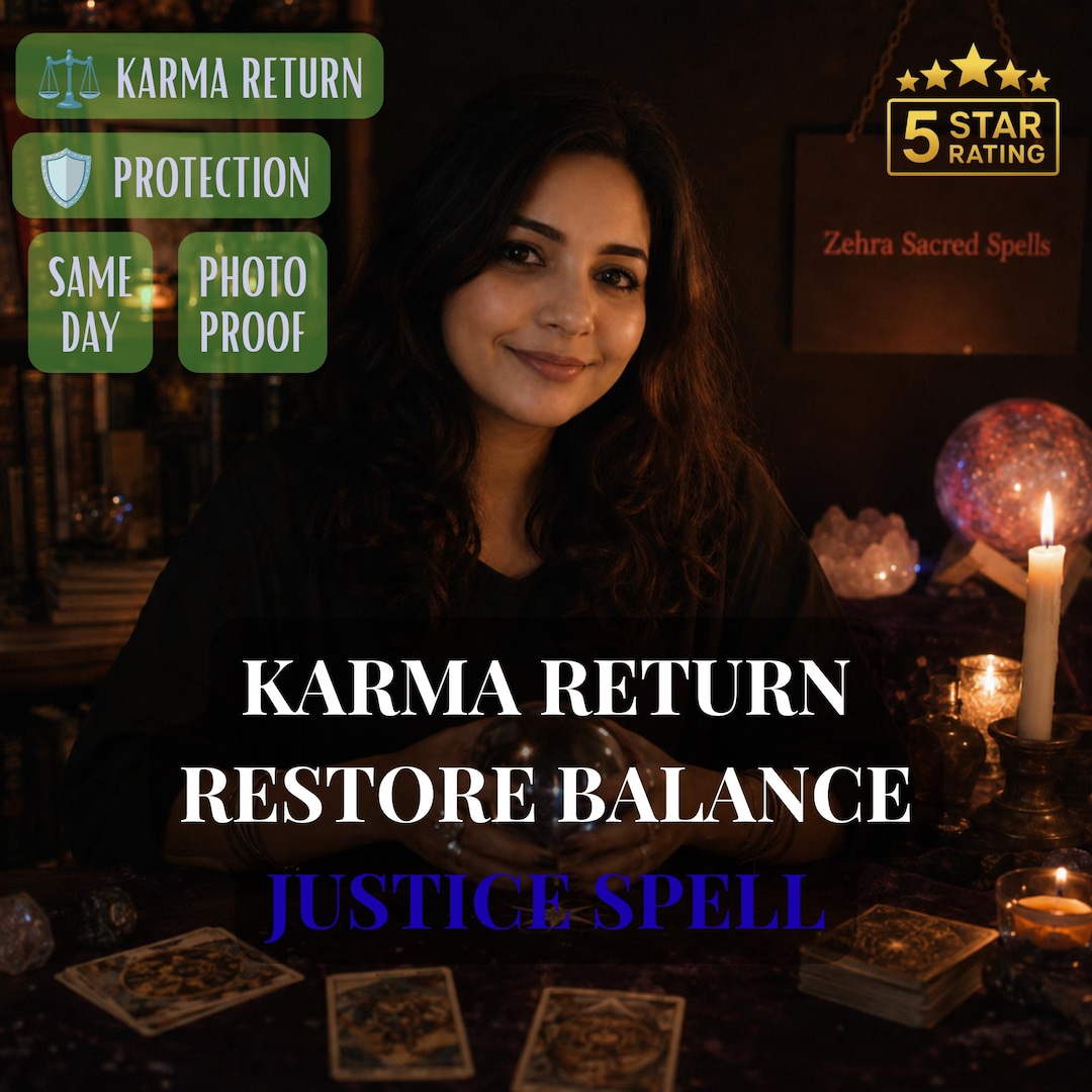 Justice Spell | Karma Return, Remove Negativity & Restore Balance ...