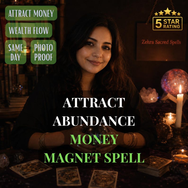 Money Magnet Spell | Attract Financial Abundance, Wealth & Prosperity ...