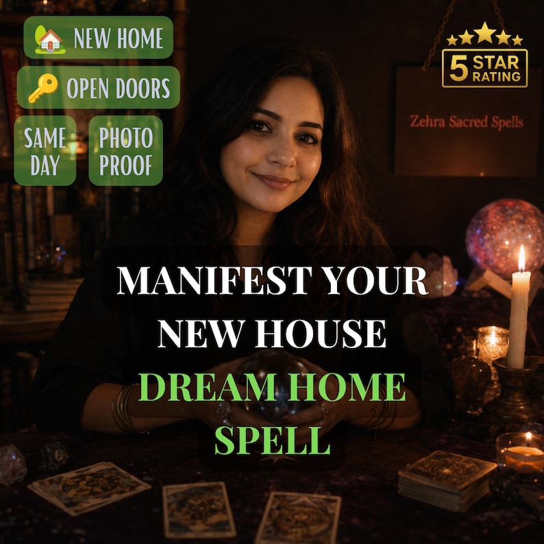 Dream Home Spell | Manifest New House, Stable Living & Housing ...