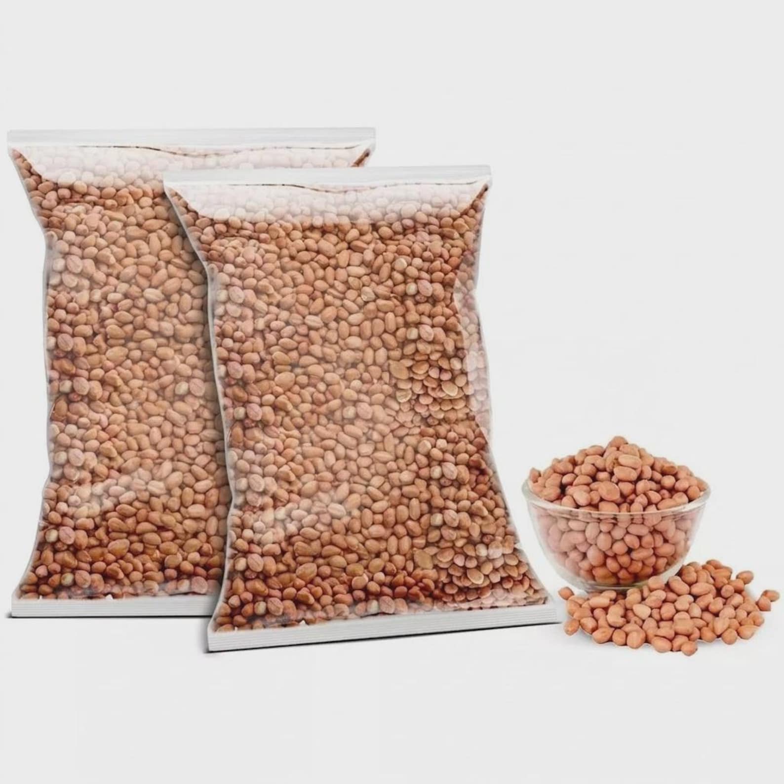 Bulk Raw Mixed Jumbo + Medium Size Peanuts With Skin – Natural for ...