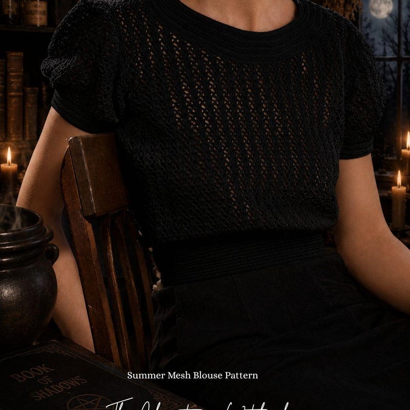 Gothic Puff Sleeve Top - Etsy
