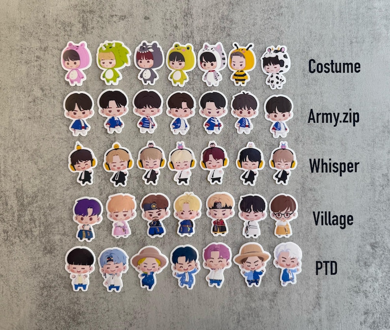 BTS Island Mini Sticker Bulk (35 Each) - Etsy