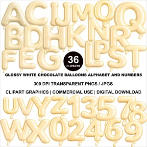 Chocolate Balloon Letters - Etsy