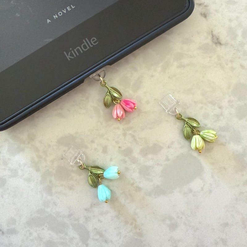 Ereader Dust Charm - Etsy