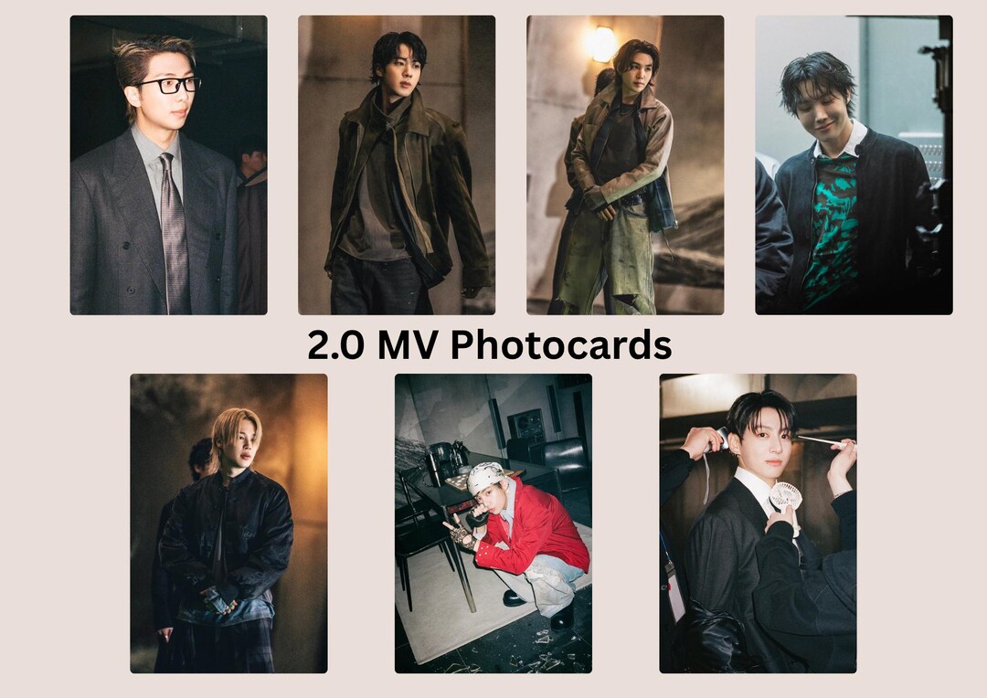 Kpop Photo Cards - 2.0 MV - Single-sided - Fan Made - Arirang - Army - Etsy