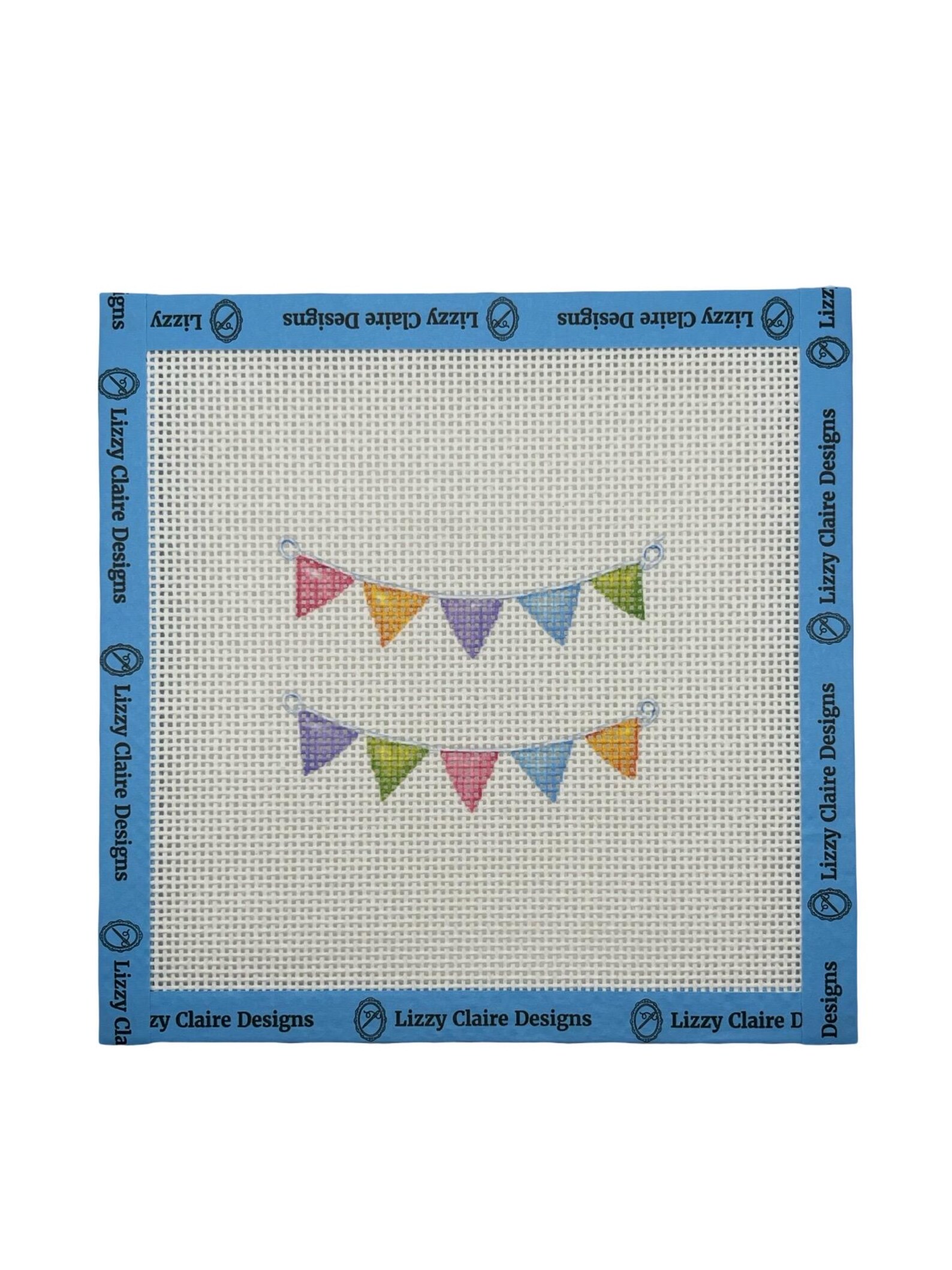 Happy Birthday Banner - 13 Mesh - 7 X 7 - Needlepoint Canvas - Etsy