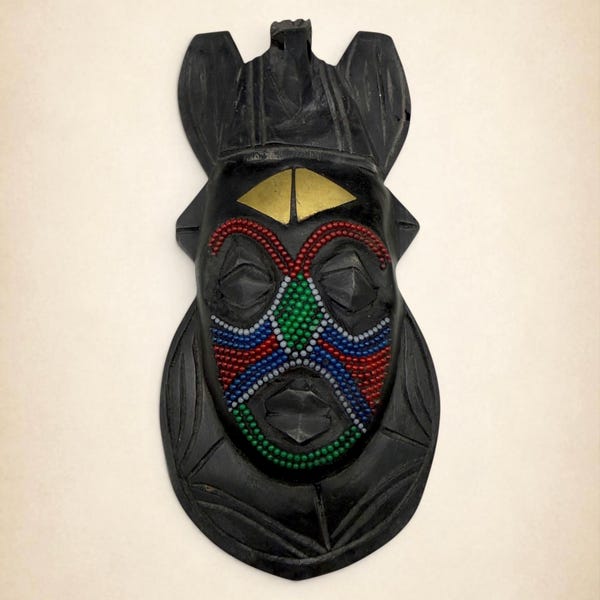 Ghana Masks for Wall - Etsy