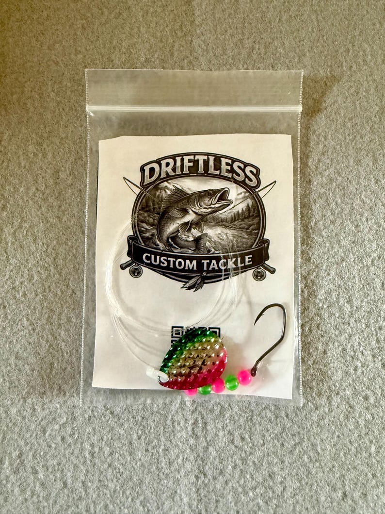 Walleye Spinner Rig – Pro Diamond Blade – Pre-tied Driftless Harness ...