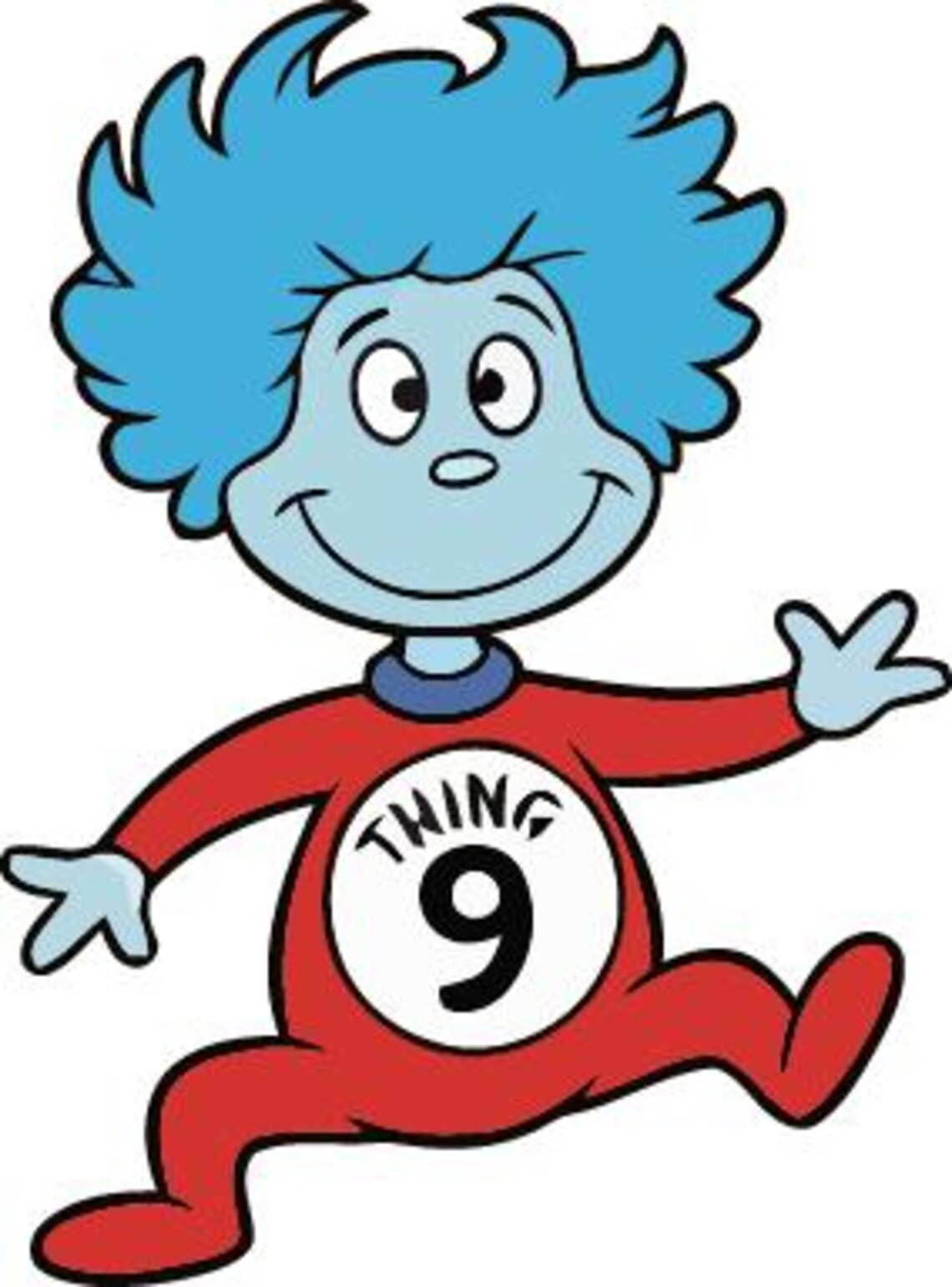 Thing Numbers Clipart Bundle | Dr Seuss Inspired Characters (PNG, SVG ...