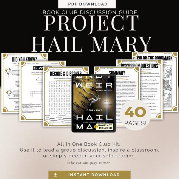 Poster Project Hail Mary - Etsy