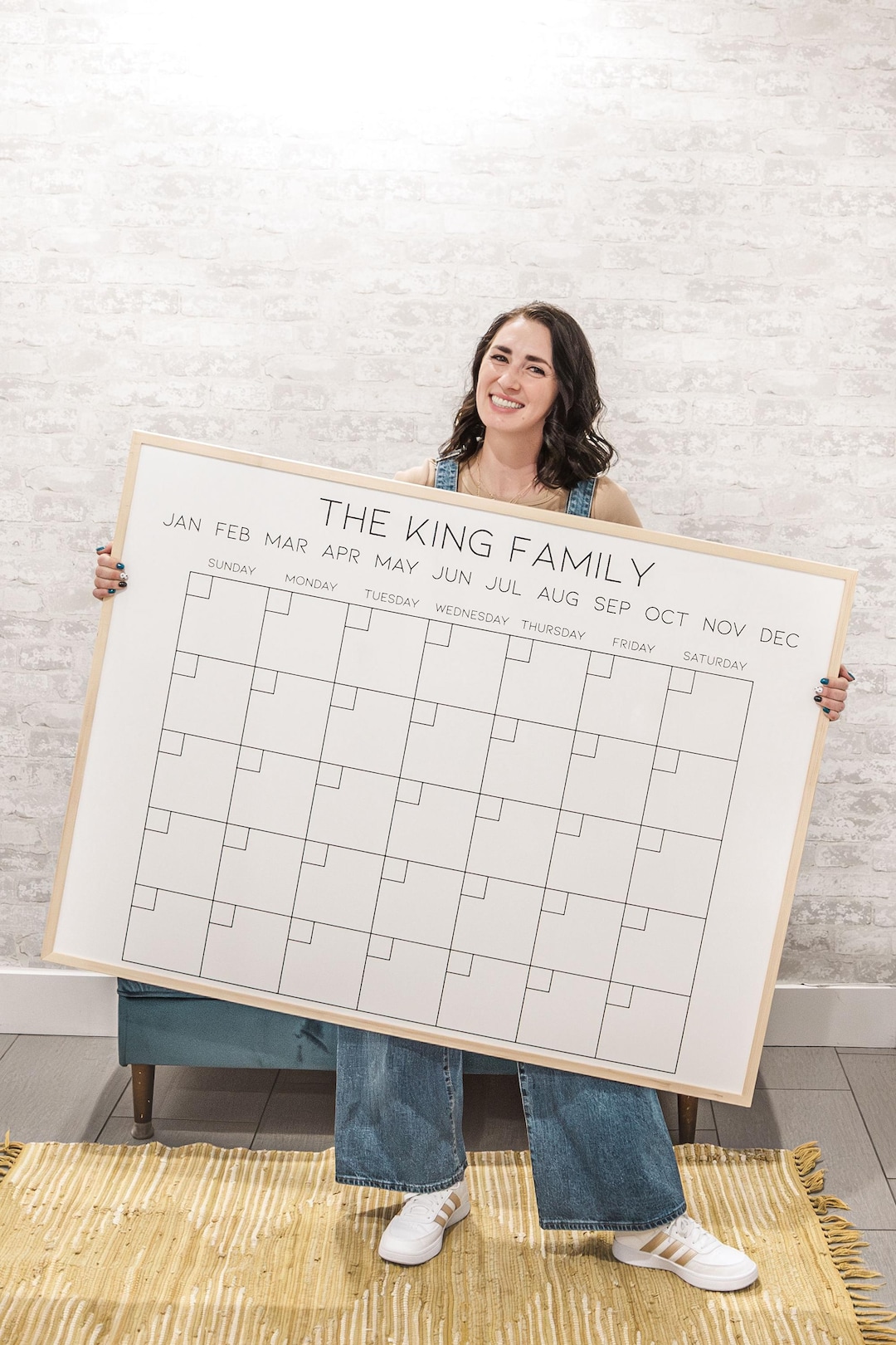Customizable Magnetic Whiteboard Calendar BUNDLES (includes All ...