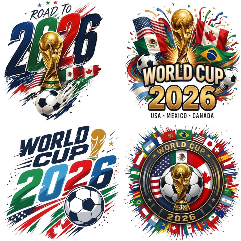 World Cup 2026 Clipart - Etsy