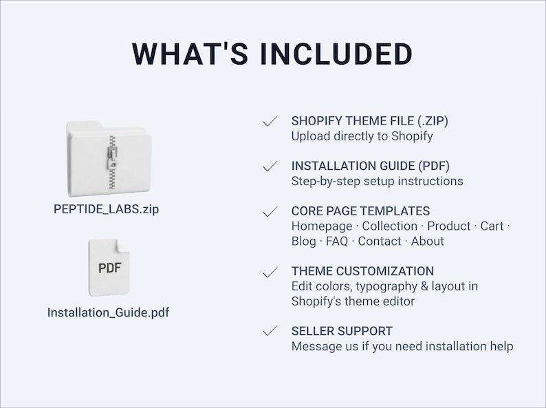 Wellness Brand Template | Peptide Website Design | Premium Shopify ...