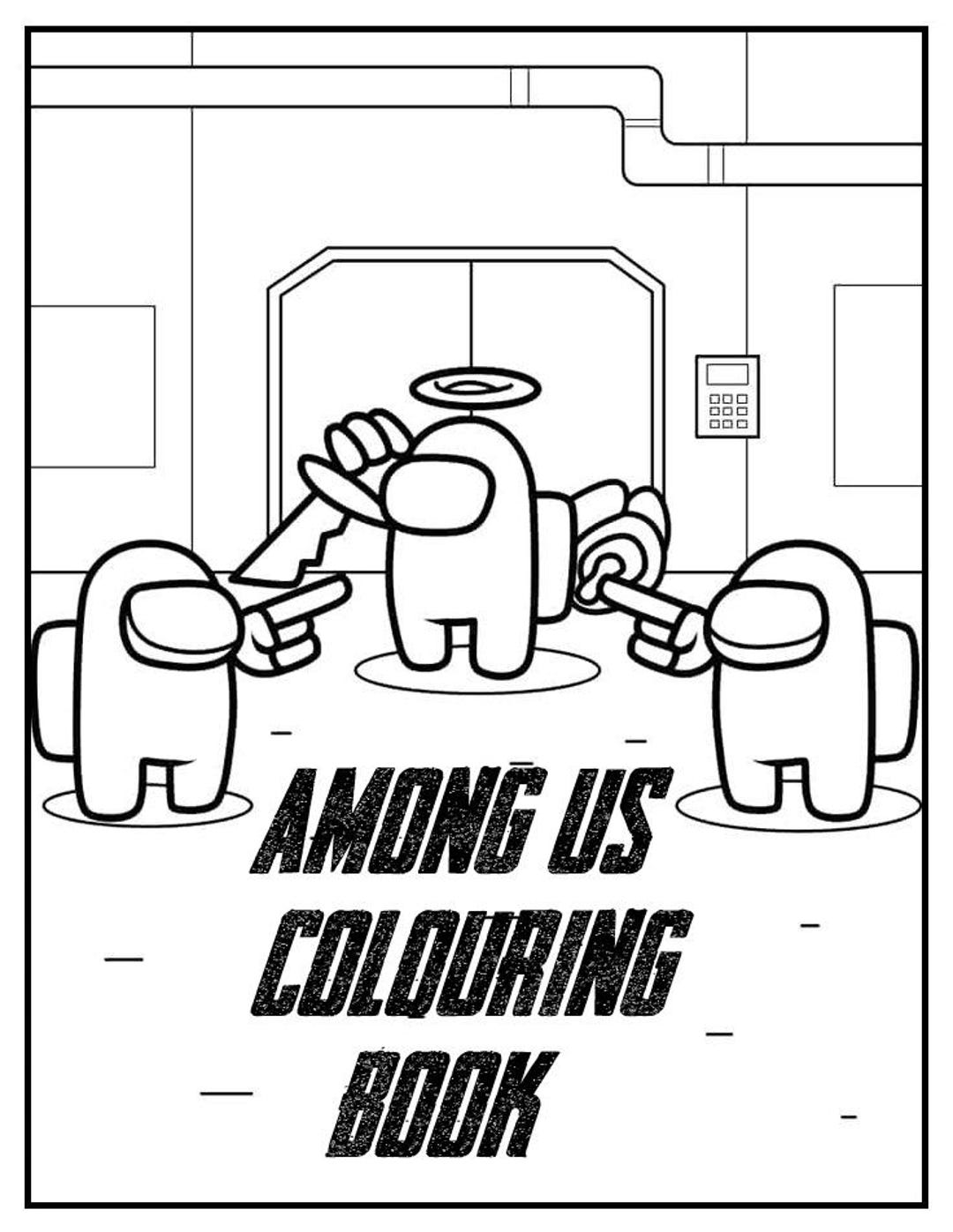 Among Us Colouring Book (digital Download) - Etsy