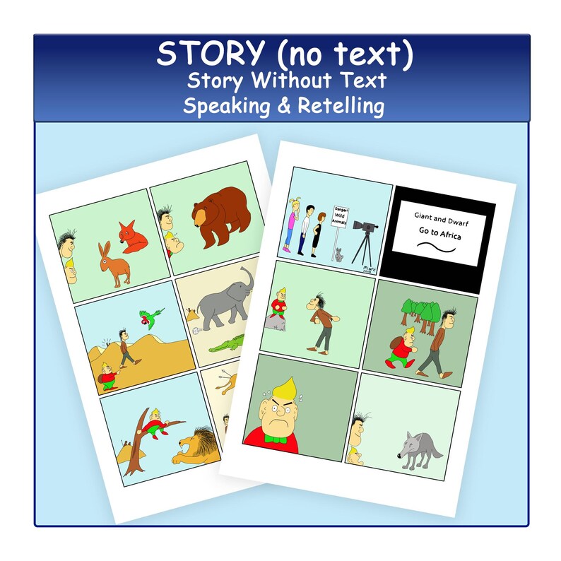 Wild Animals ESL Activity Pack | Beginner Story-based Speaking ...